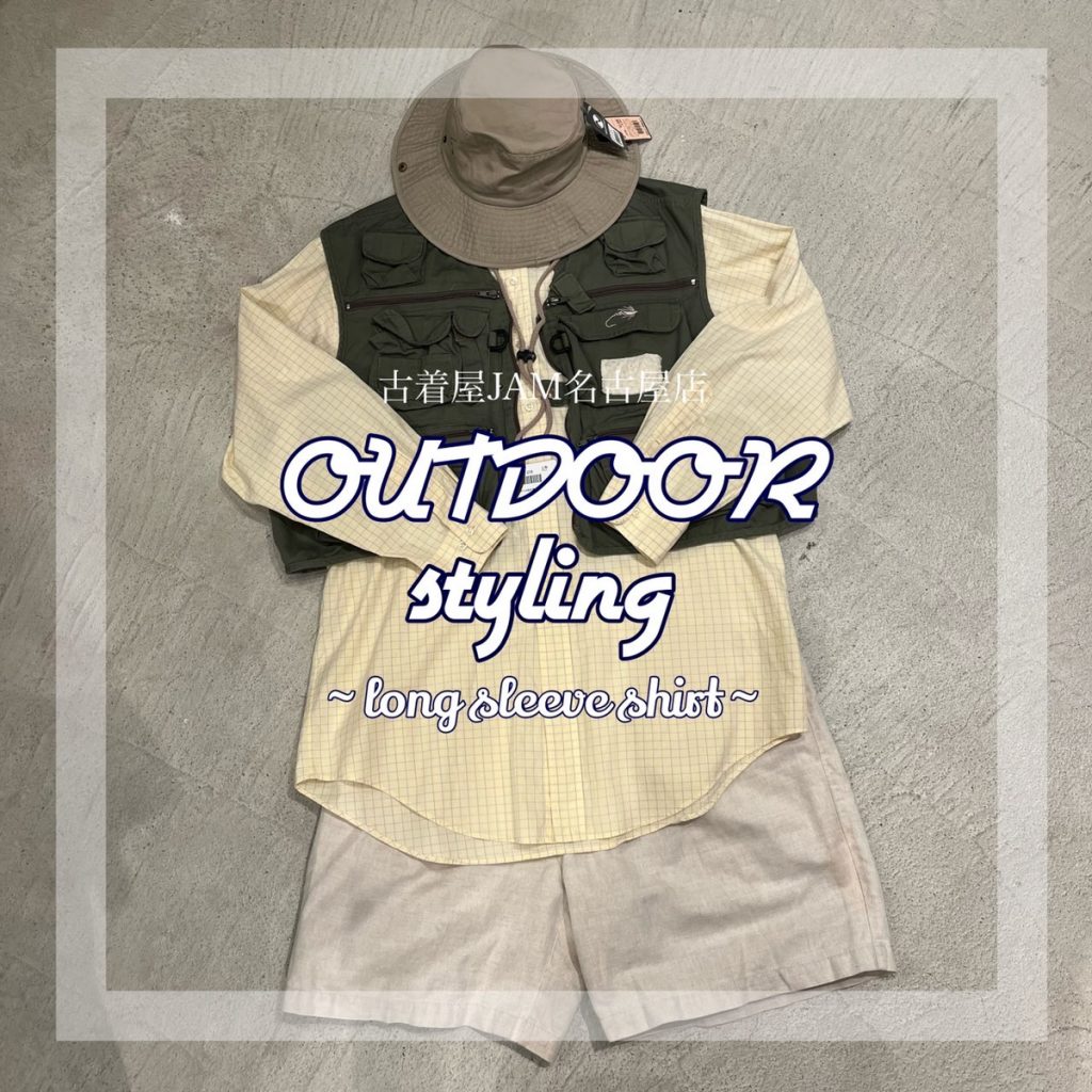 【古着屋JAM 名古屋店】アウトドアに長袖シャツ連れてきませんか。 - 古着屋JAM BLOG