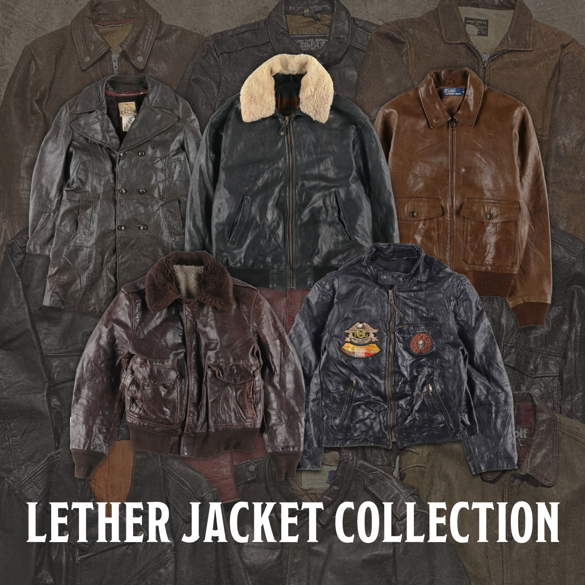 LEATHER JACKET COLLECTION -2024- - 古着屋JAM WEB